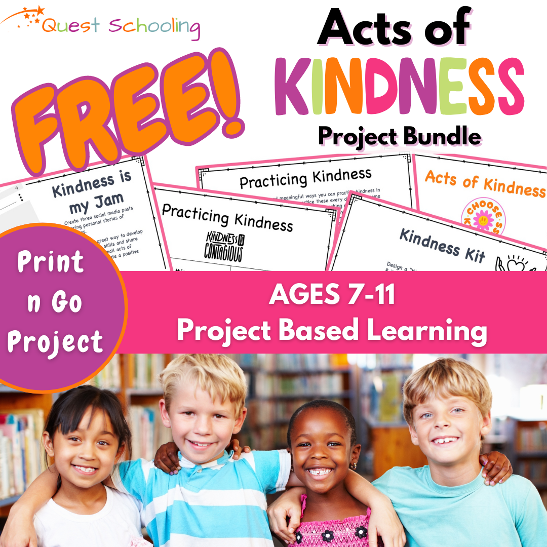 Acts of Kindness Project Based Learning PBL Empathy SEL Kindness ...