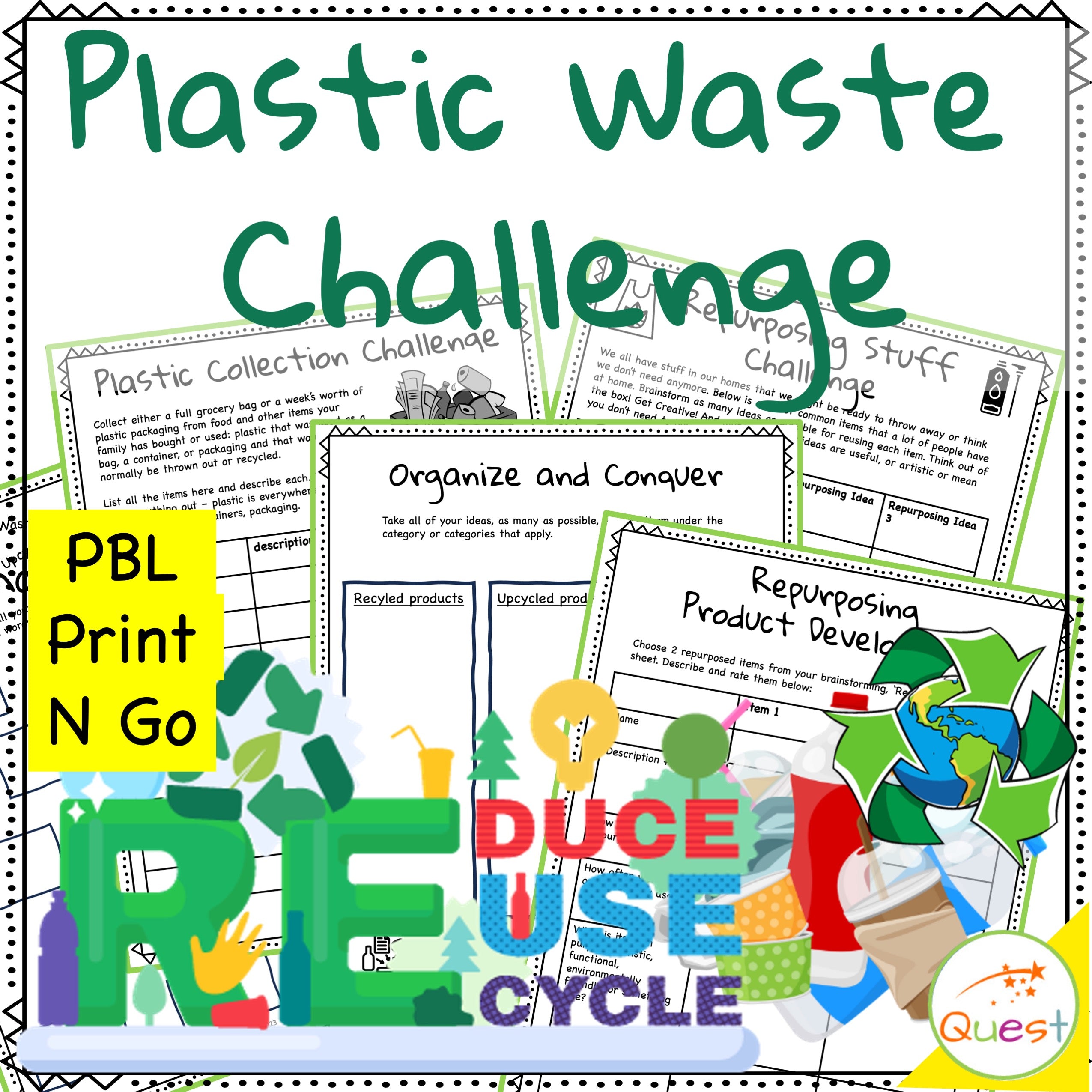 Plastic Waste Challenge - Project Based Learning PBL Environment Susta ...