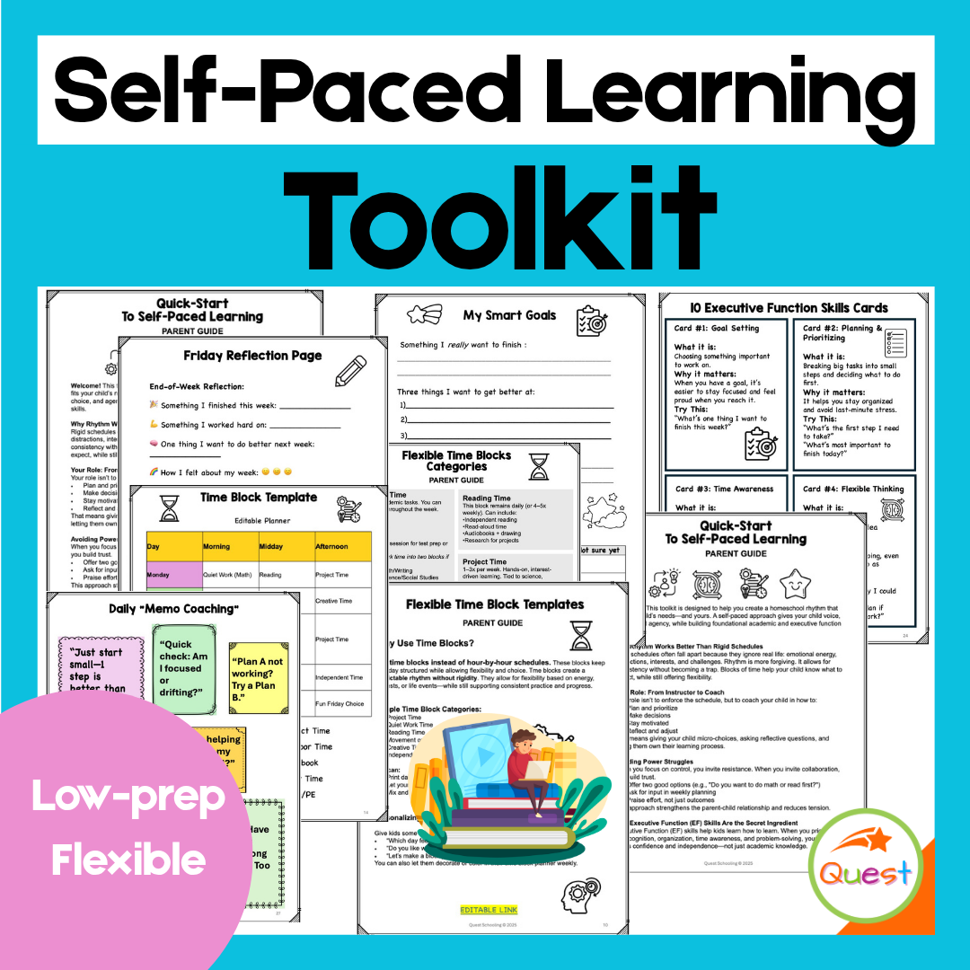 Self-Paced Learning Toolkit & Executive Function Planner for Homes ...